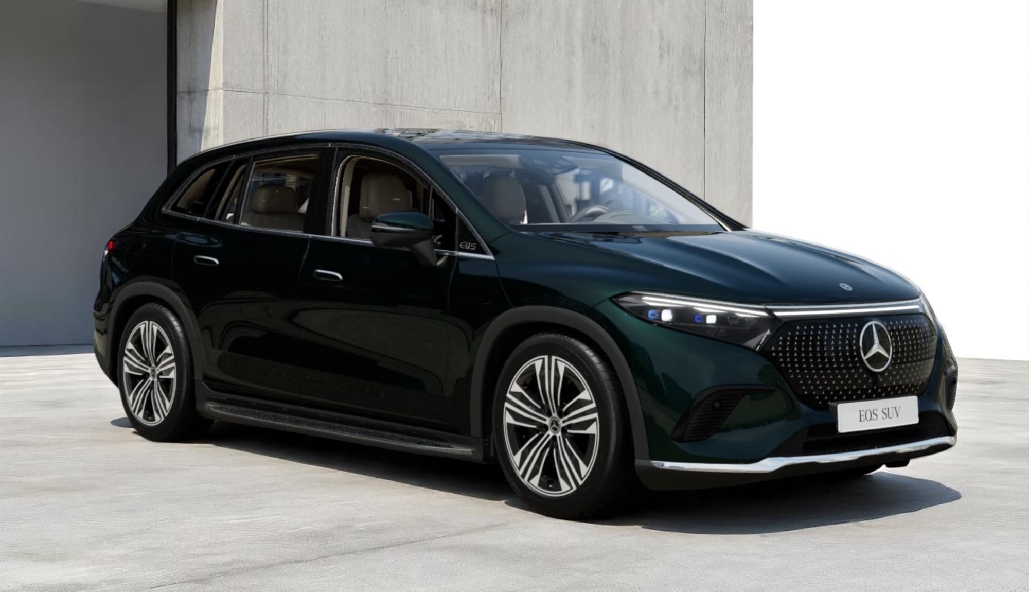 Mercedes-Benz EQS SUV Emerald Green – Check Emerald Green Price ...